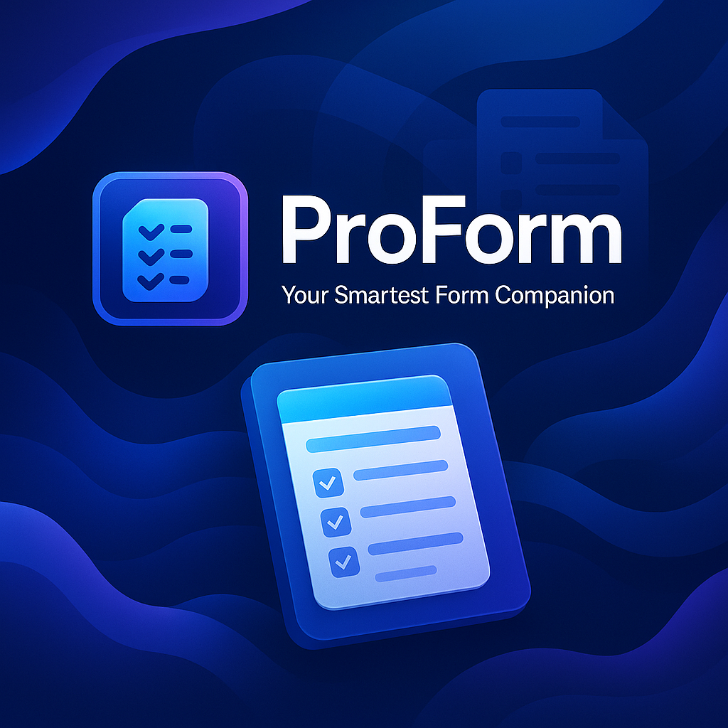 ProForms Dashboard — Create, Manage & Analyze Forms Effortlessly